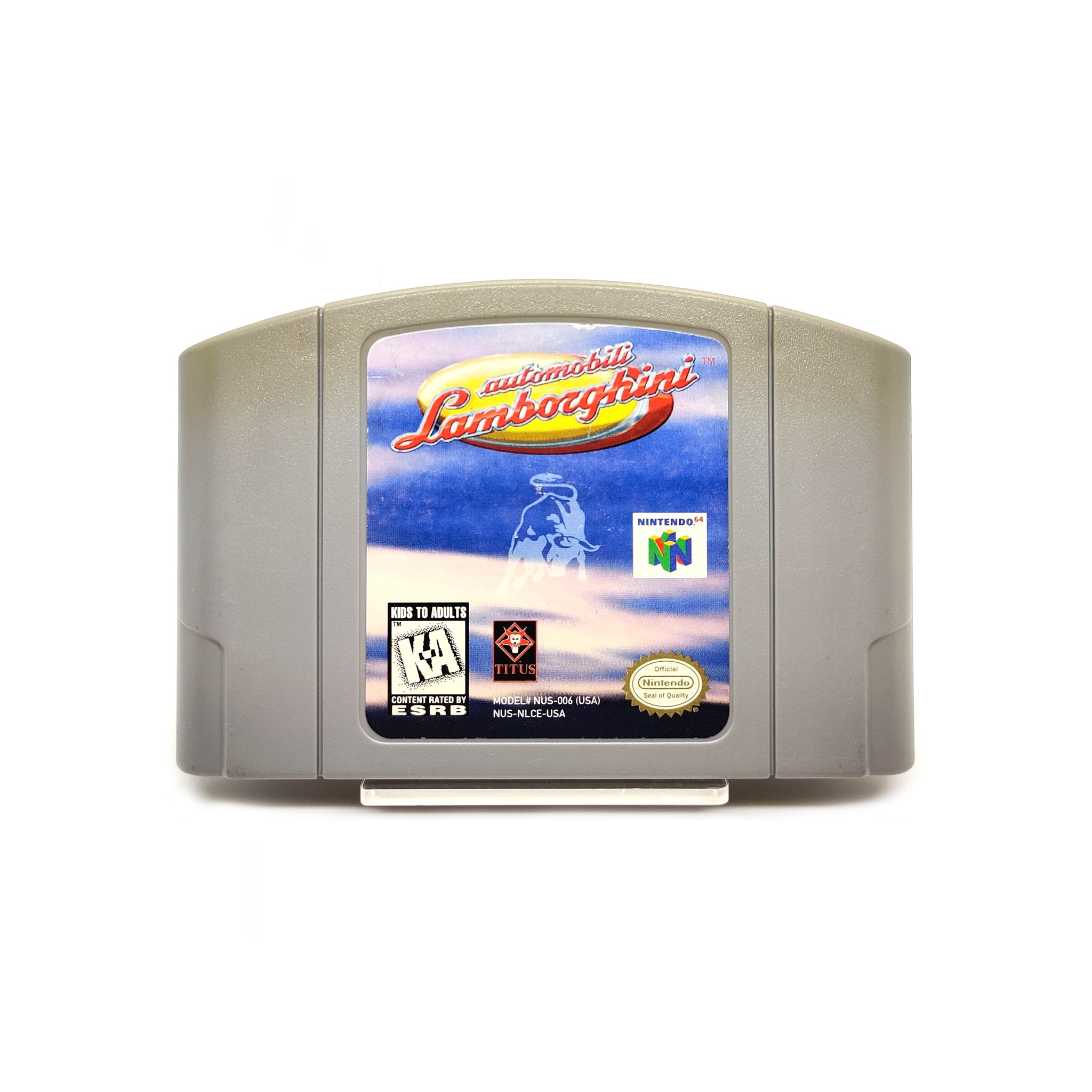 Automobili Lamborghini - Nintendo 64 NTSC játék – Alma Retro Konzol