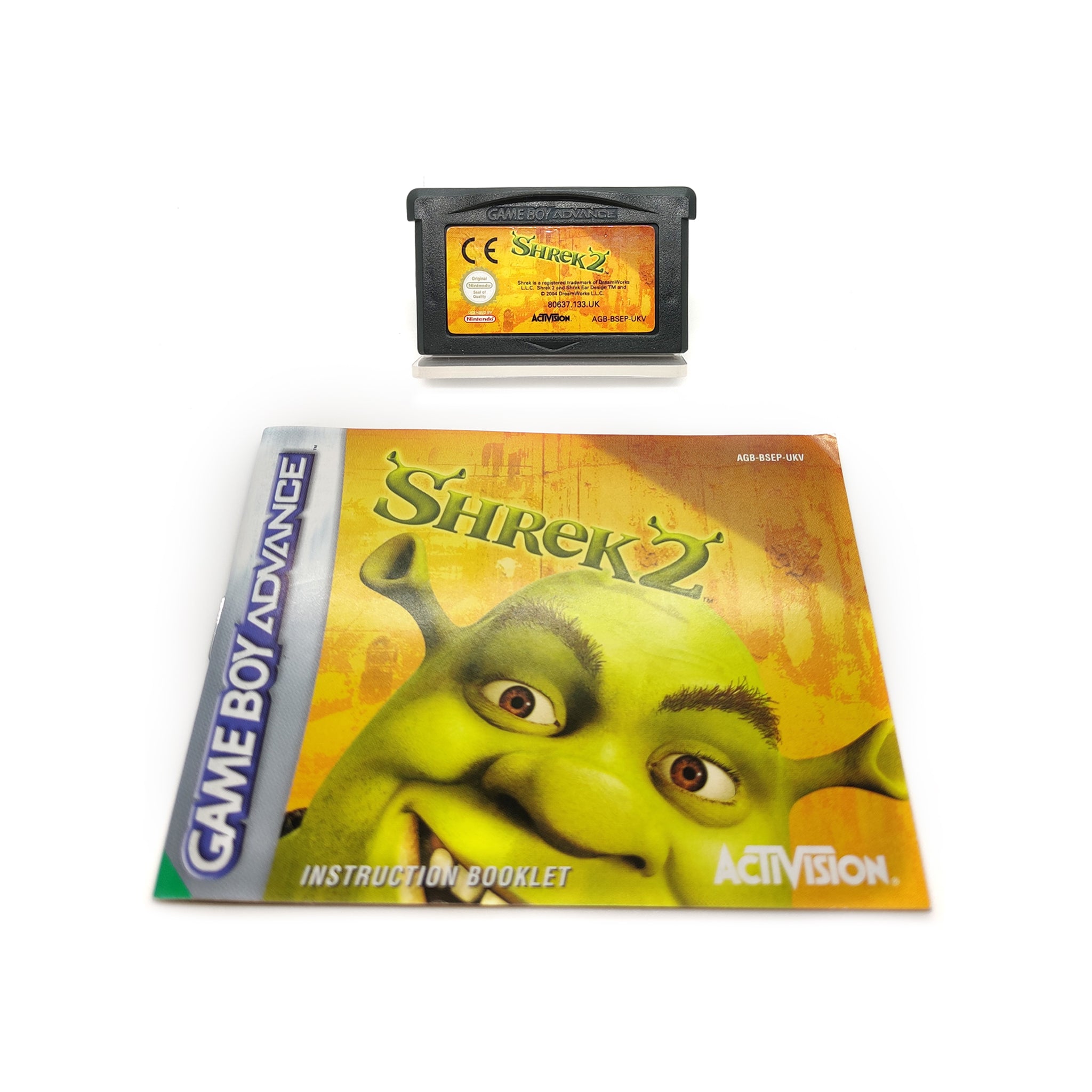 Shrek 2 + leírás (manual) - Nintendo Game Boy Advance játék – Alma ...